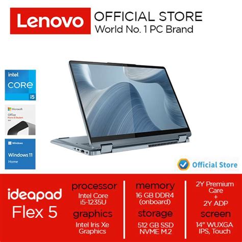 Jual Lenovo Flex 5i 14IAU7 Core I5 1235U 16GB 512 SSD Iris Xe Win 11 OHS Di Seller Lenovo Yoga