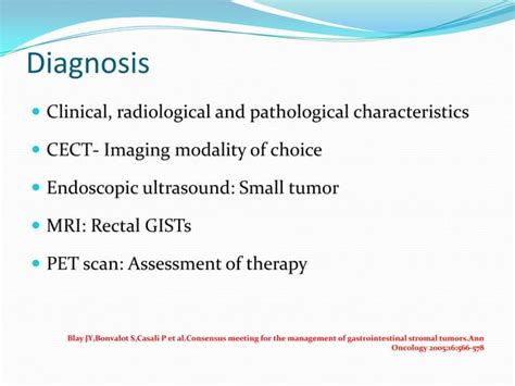 Gastrointestinal Stromal Tumor Gist Pptx
