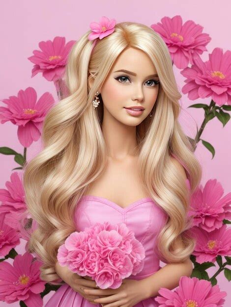 Fondo Rosa Niña Rosa Foto Premium