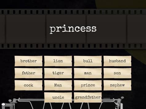 Grade 2 Masculine Feminine Find The Match