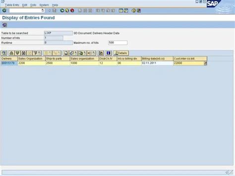 How To Find Delivery Document Of Inter Company Sales In Sap Sd Using Likp Table Sapboostcom