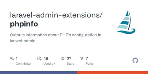 GitHub Laravel Admin Extensions Phpinfo Outputs Information About