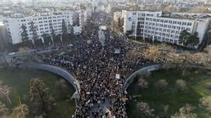 Student Led Protesters Blockade Bridges In Serbias Second Largest City