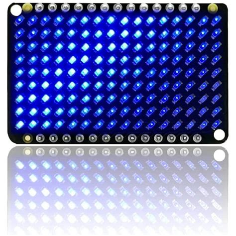 Treedix Pwm Led Matrix Driver 16x9 Is31fl3731 And 9x16 Grid Leds For