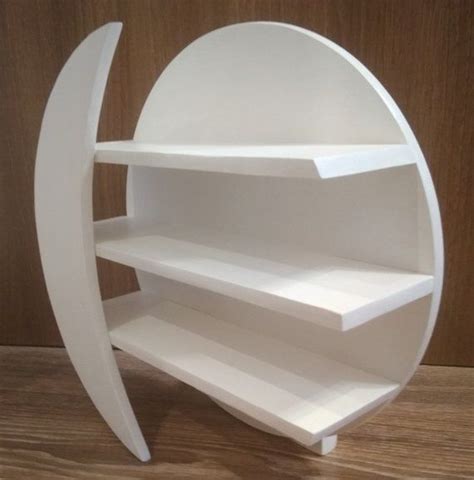 Moon Shelf WhiteHalf Moon ShelfCrystal Display ShelfMoon Etsy Home Decor Shelves Bookcase