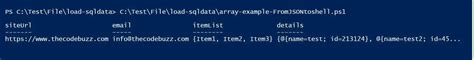 Use JSON Array Fields In A PowerShell Script TheCodeBuzz
