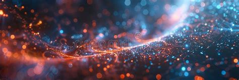 an abstract visualization depicting big data streams complex graphs