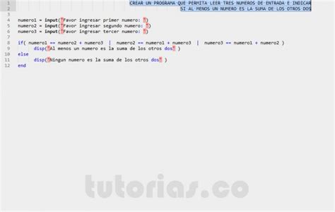 Sentencia If Else Matlab El Numero Dependiente