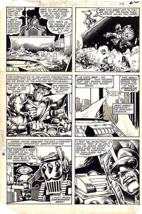 Micronauts 39 Pg 24 Steve Ditko In Andrew Allens Micronauts 1982 Marvel Issue 35 39 Misc