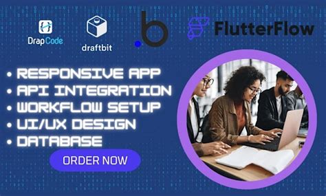 Develop Mobile App On Bubbleio Flutterflow Draftbit Drapcode By Afolabs Fiverr