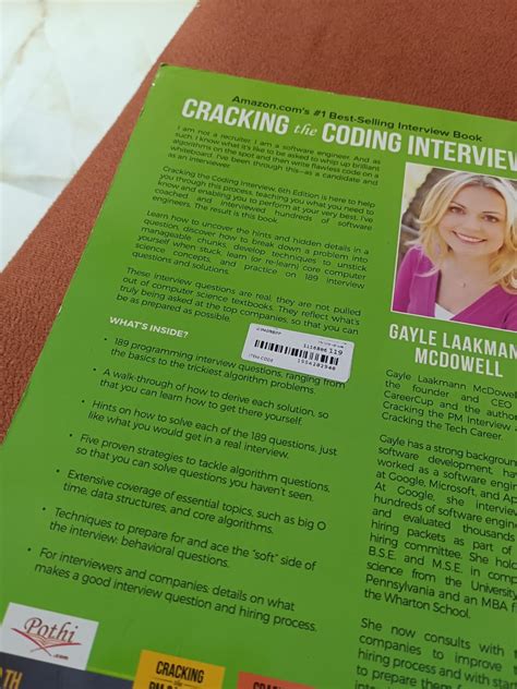 By Gayle Laakmann Mcdowell Cracking The Coding Interview 189