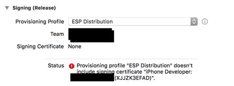Ios Ad Hoc Distribution Cant Sign Provisioning Profile With