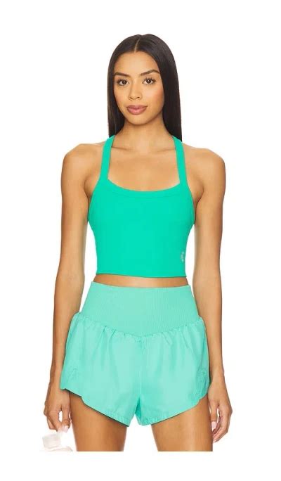 Free People X Fp Movement All Clear Cami In Green Modesens