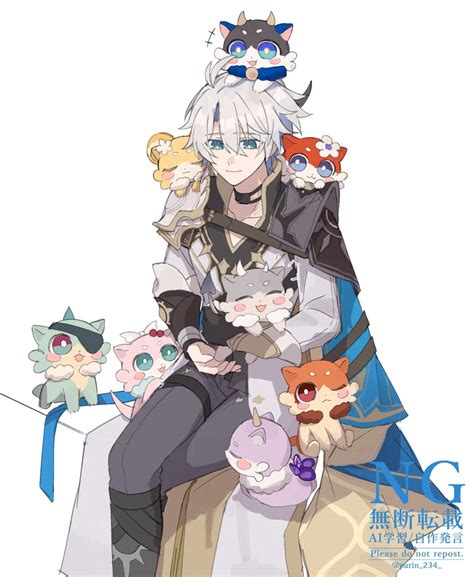 Phainon Castorice Mydei Aglaea Anaxa And More Honkai And More Drawn By Purin