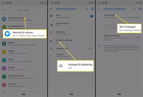 Android Device Wifi Hotspot Posetke