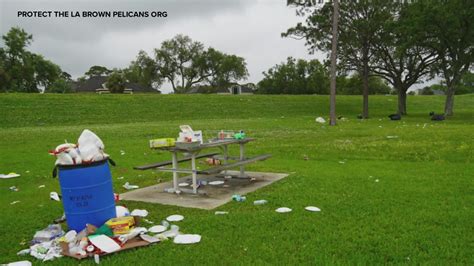 Lakefront Left Covered In Trash From Easter Sunday