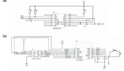 The Photoelectric Sensor Module Circuit A The Ble And Mcu Module