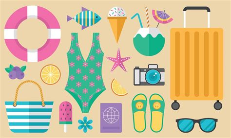 Summer Things Vector Art Icons And Graphics For Free Download