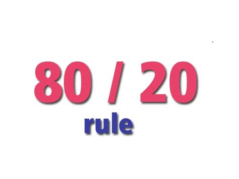 8020 Principle Ppt