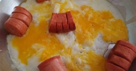 طرز تهیه سوسیس تخم مرغ غذای دانشجویی و کارمندی ساده و خوشمزه توسط مریم