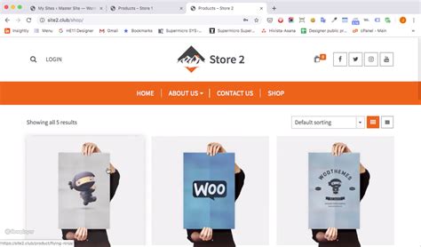 Wp2print Multistore Multiple Customer Sites With 1 Admin Site