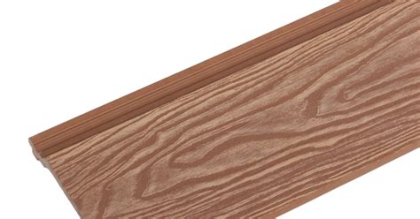 Clickclad Teak 3 6m Woodgrain Composite Cladding
