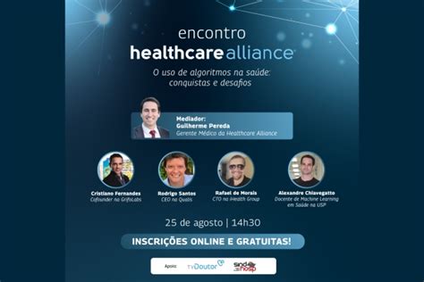 Evento Debate As Conquistas E Os Desafios Dos Algoritmos Na Saúde — Setor Saúde Evento Debate As Conquistas E Os Desafios Dos Algoritmos Na Saúde — Setor Saúde