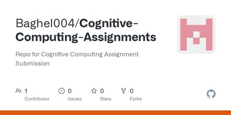 github baghel004 cognitive computing assignments repo for cognitive