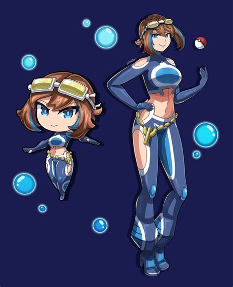 Drawing Of A Teenage May With Shelly And Courtney Outfit Team Aqua And