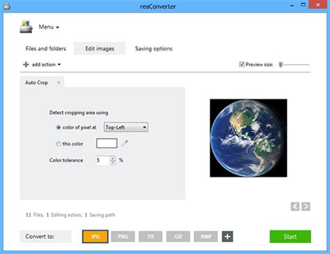 Auto Cropping Images With ReaConverter