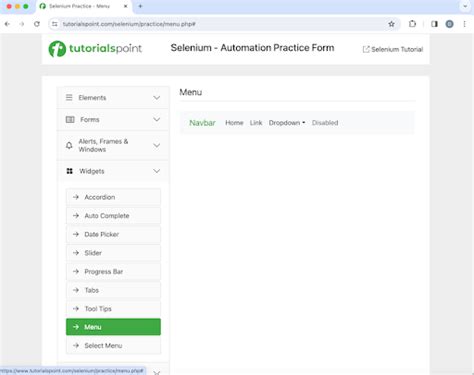 Selenium Webdriver Action Class