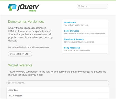 Jquery Mobile Example