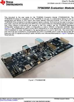 TPS EVM Datasheet Texas Instruments TPS EVM Evaluation Module EVM