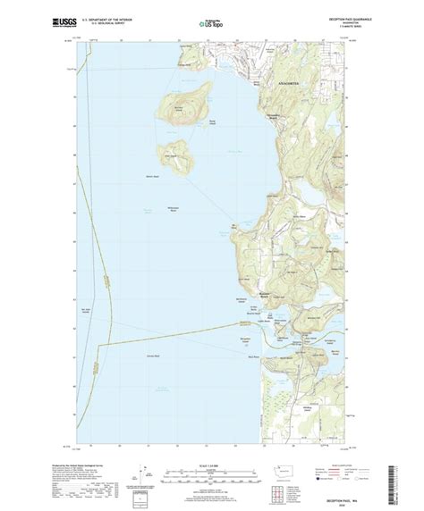 Deception Pass Wa 2020 24000 Scale Map By United States Geological Survey Avenza Maps
