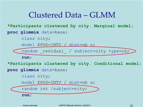 ppt analysis of overdispersed data in sas powerpoint presentation