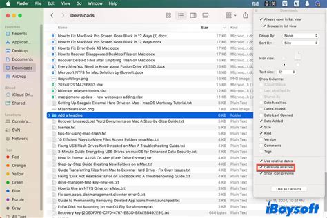 How To Check A Or Multiple Folder Sizes On Mac