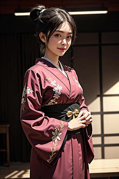 Premium Ai Image Japanese Young Beautiful Girl Model Wearing