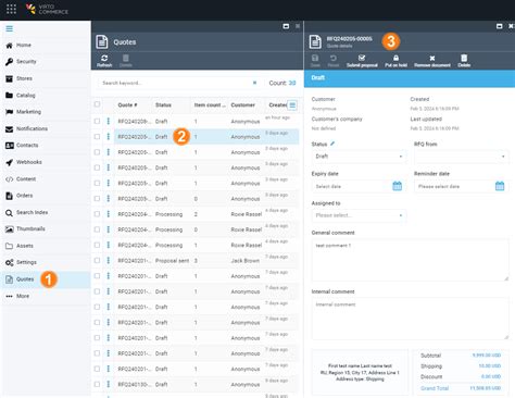 Quotes Managing Quotes Platform User Docs