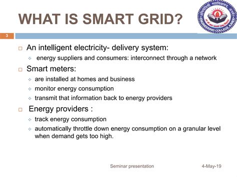 Smart Grid Ppt Seminar Topic PPTX Internet Of Things Internet