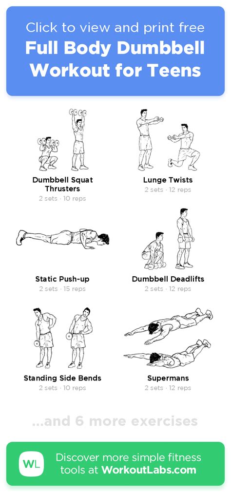 Dumbbell Workout Routine Artofit