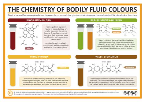 The Chemistry Of The Colours Of Bodily Fluids Compound Interest
