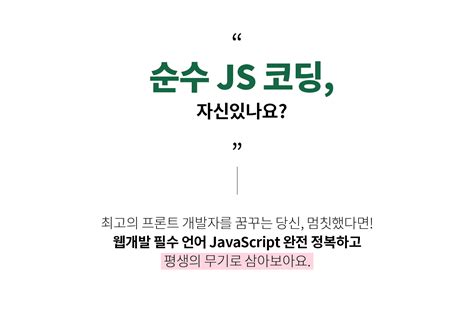 자바스크립트javascript 개념부터 정복까지 로드맵 인프런