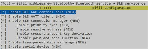 Ble Central And Peripheral示例 Sifli Sdk编程指南 文档