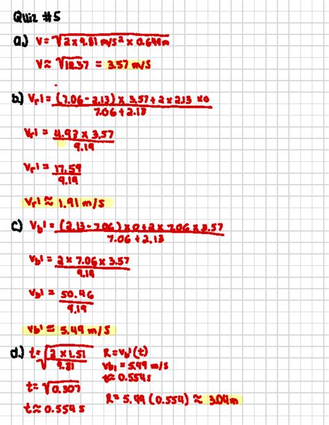 Physics 2 Na A V X4 81ms2 Xg M V 12 3 57ms P Vr 7