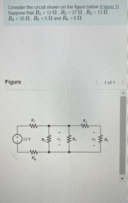 Solved Consider The Circuit Shown On The Figure Below
