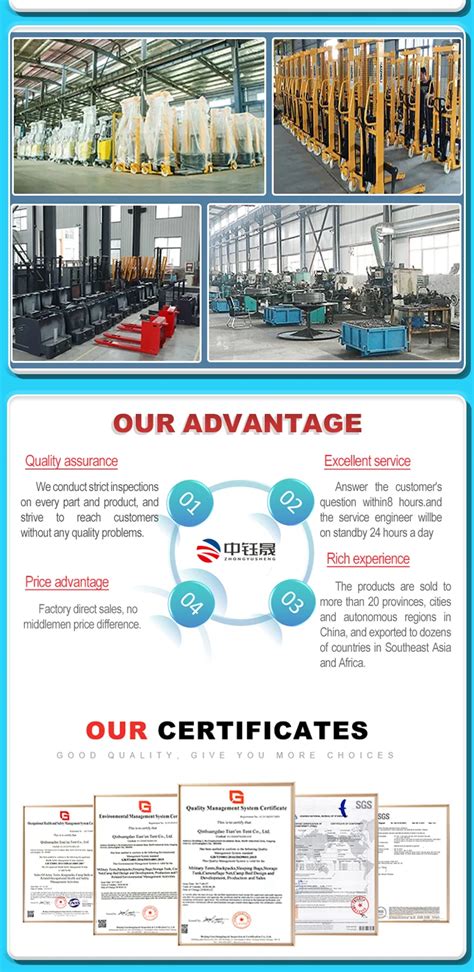 1000kg Portable Truck Cargo Load Unload Self Lifting Semi Electric Stacker Self Loading Pallet