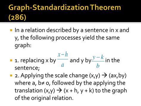 Ppt Graph Standardization Theorem Powerpoint Presentation Free Download Id2502057