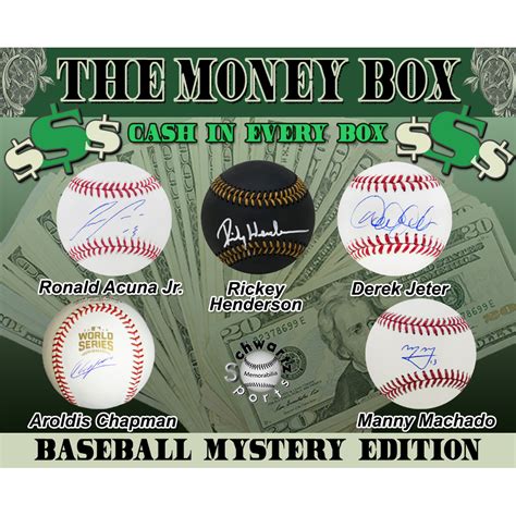 The Money Box Baseball Signed Mystery Box Series 3 Limited To