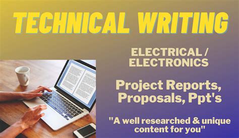 Write Project Reports And Ppts For Electrical Engineering By Monamcheema14 Fiverr