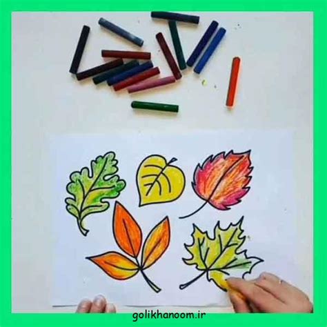 نقاشی پاییز اسان 2024؛ 15 مدل که با مدادرنگی اجرا شده و زیبایی خاص داره